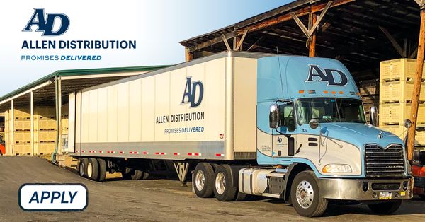 Allen Distribution Hiring Local Drivers In Allentown, PA!