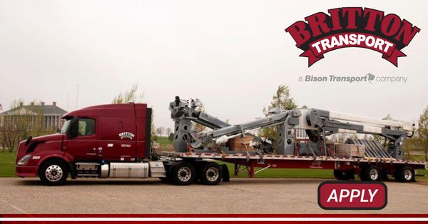 Britton Transport Hiring Regional Flatbed Drivers - Home Every 5 to 7